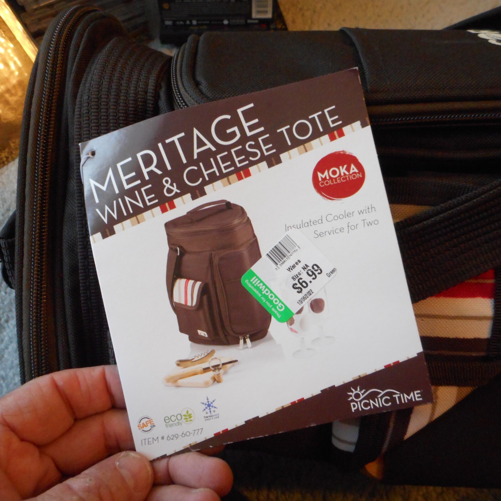 Picnic Time Meritage Wine And Cheese Tote MOKA Collection NEW! | eBay