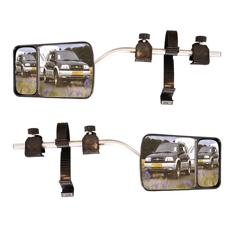 Caravan Towing Mirrors Car Door Wing Mirror Extensions Easy Fit 4x4 ...