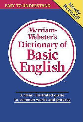 Merriam-Websters Dictionary of Basic English - Paperback - VERY GOOD | eBay
