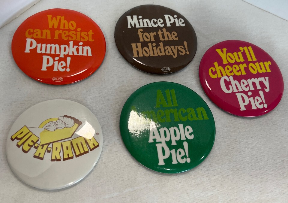 Vintage Store Advertising Pie Pins. Great Pins | eBay