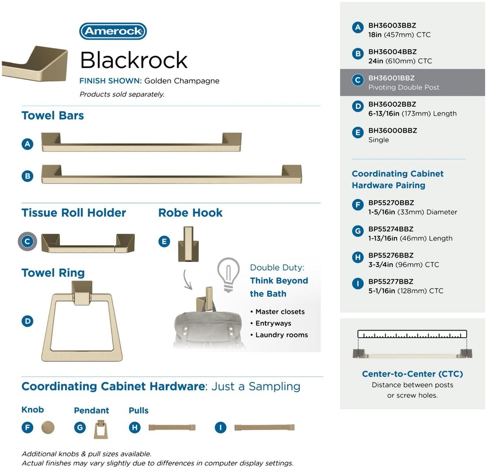 Amerock BH36001 Blackrock Wall Mounted Toilet Paper Holder - Bronze | eBay