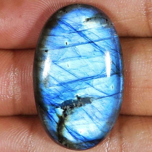 (22 X 36 X 07 MM) 56.00 Carat. NATURAL LABRADORITE OVAL SHAPE LOOSE ...