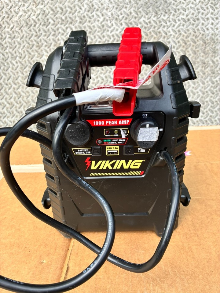 VIKING 1000 Peak Amp Jump Starter with 150 PSI Air Compressor - 59531 ...