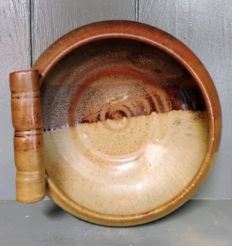 Rinny Ryan Fla. Handcrafted Studio Pottery Brown Noodle Bowl Modern ...