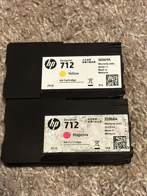 Lot of 2 HP 962 Color Ink Cartridges-EMPTY/LOW INK | eBay