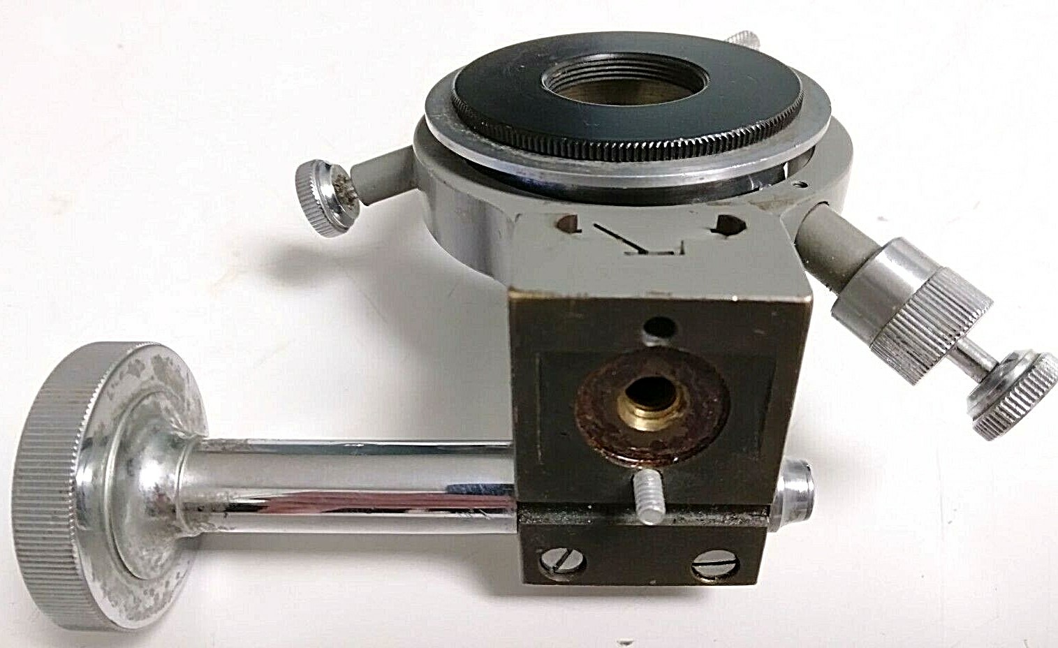 Leitz or Zeiss? Vintage Microscope Condenser Holder | eBay