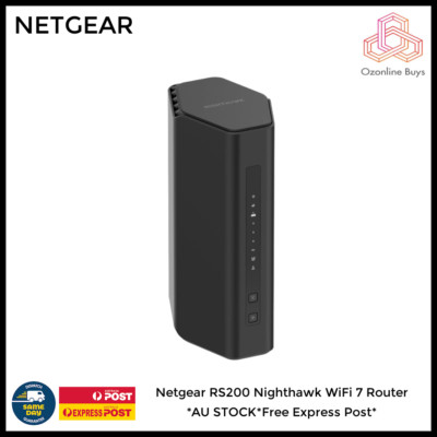 Netgear RS200 Nighthawk WiFi 7 Router *AU STOCK*Free Express Post ...