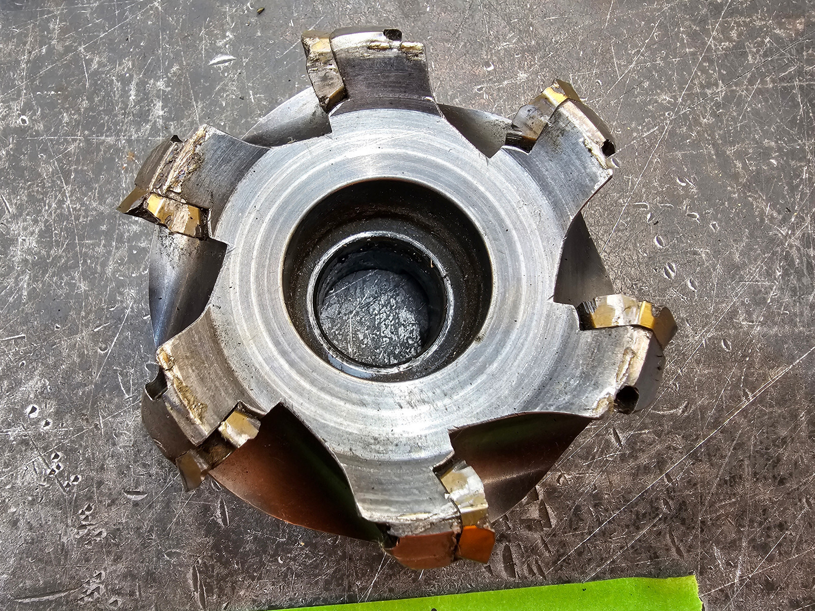 Kennametal 3-1/2" 80mm Face Mill 1" Pilot 3/8" Key 6Fl KSSR315SE4454 ...