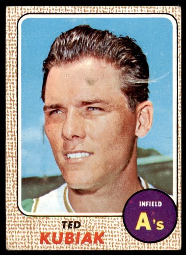 1968 Topps Ted Kubiak . Oakland Athletics #79 | eBay