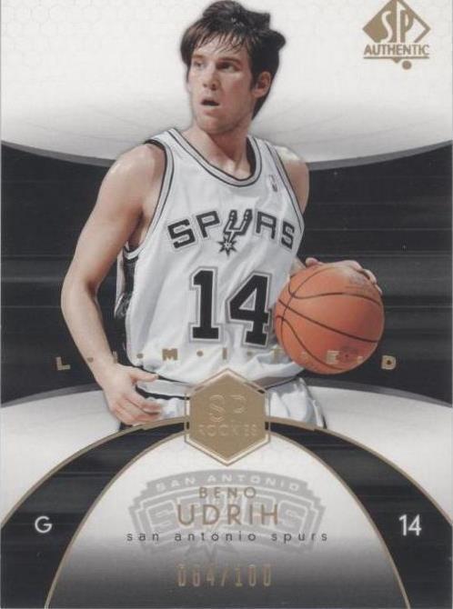2004-05 SP Authentic - SP Rookies Beno Udrih #139 Limited /100 (RC) for ...