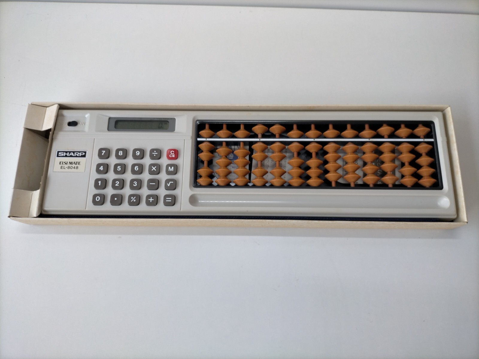 Sharp EL 8048 Sorocal Elsimate Abacus Calculator Soroban Box retoro USED | eBay
