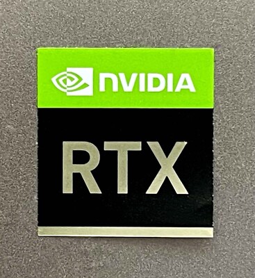 1 pcs original Sticker for Nvidia RTX Case Badge Label Logo 17mm x 18mm ...