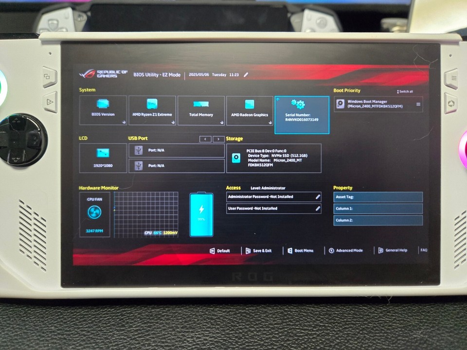 Asus Rog Ally Z1E Extreme - Modified battery and more | eBay