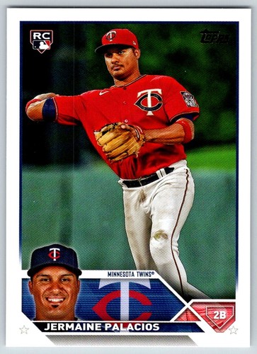 2023 TOPPS SERIES 1 JERMAINE PALACIOS ROOKIE CARD RC MINNESOTA TWINS ...
