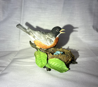 1989 Vintage Lenox Porcelain American Robin Bird Figurine | eBay
