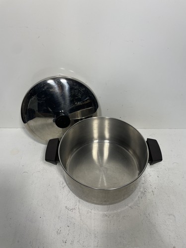 Revere Ware 4 1/2 Qt Stainless Steel Tri-Ply Disc Bottom Stock Pot ...