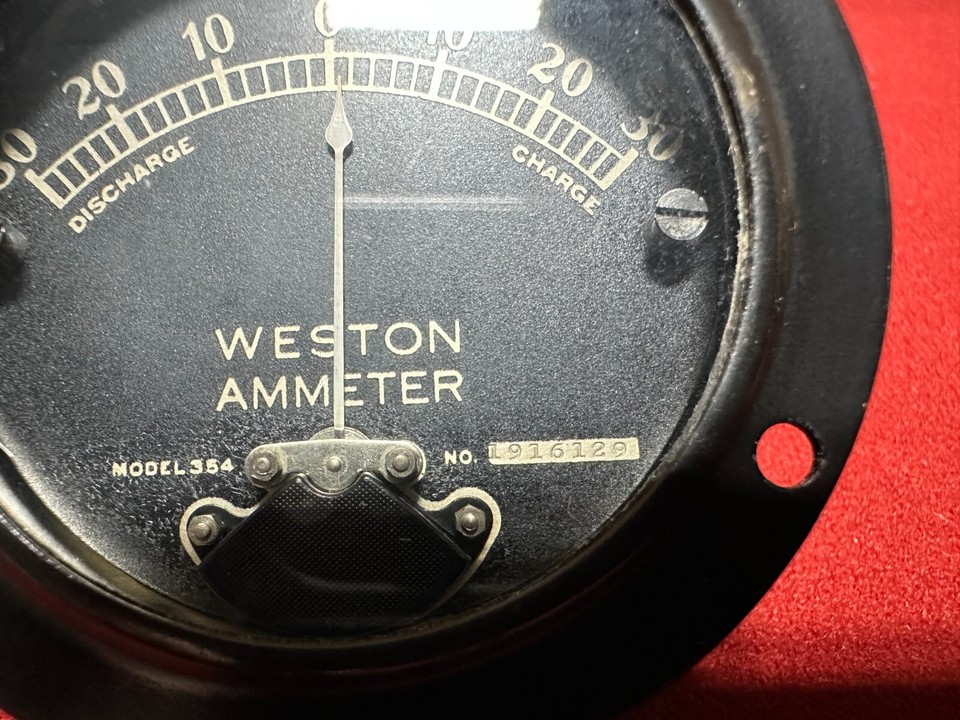 WESTON AMMETER MODEL 354 GAUGE 30 AMPERES NOS ? | eBay
