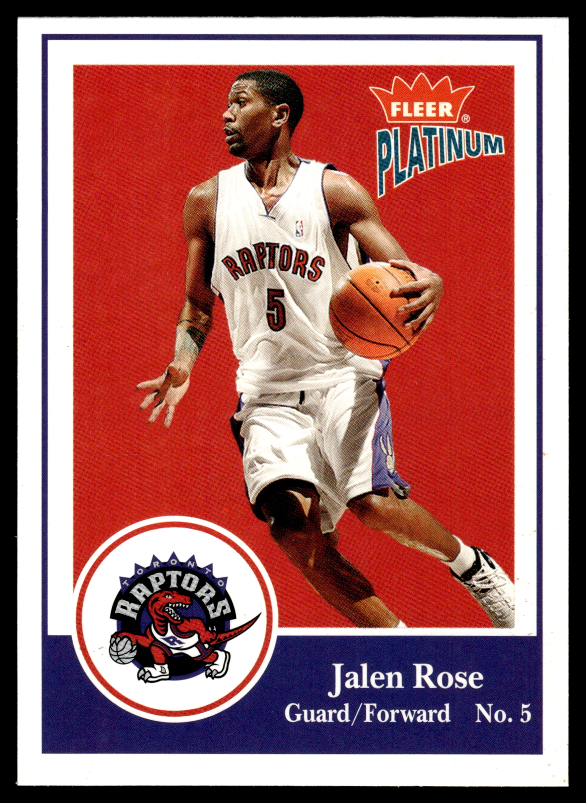 2003-04 Fleer Platinum #44 Jalen Rose Toronto Raptors | eBay