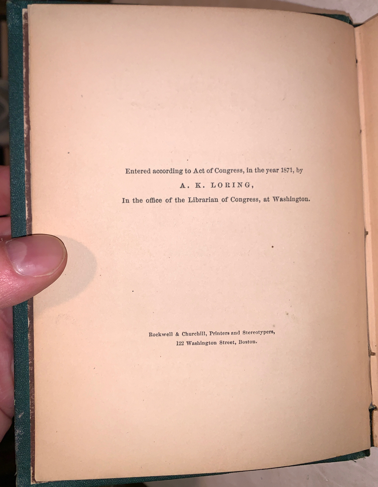 1871, 1st Ed, Fred W Loring, Il Boston Affondante And Other Versi ...