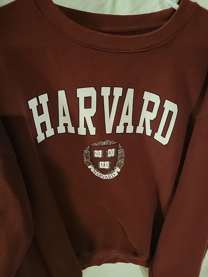 Harvard Bay state apparel Crewneck Maroon Sweatshirt Size XL | eBay