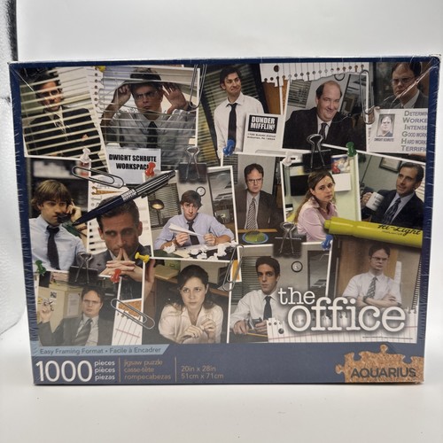 The Office 1000 Piece Jigsaw Puzzle by Aquarius NBC TV Show Collectible ...