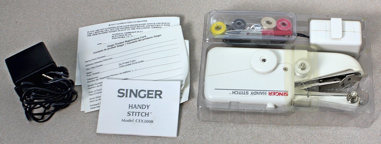 Singer Handy Stitch Model CEX300K Cordless, Handheld Sewing Machine ...
