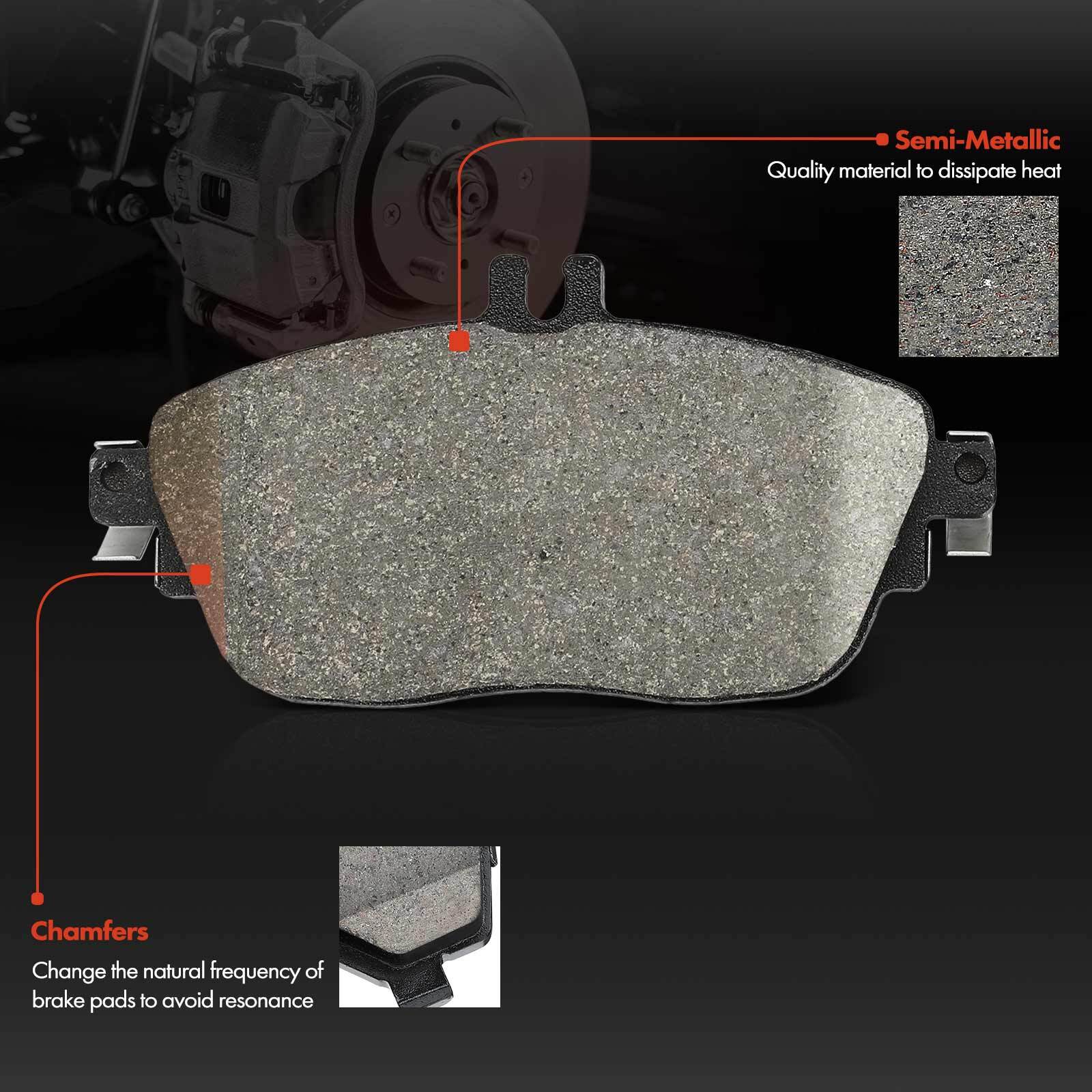 Brake Discs & Brake Pads Front for Mercedes-Benz A B CLA GLA-Class ...