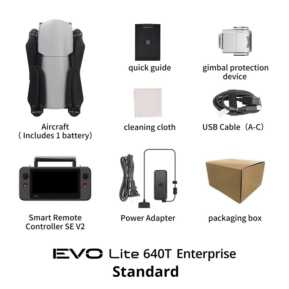 Autel Robotics EVO Lite 640T Enterprise Basic Dual Gimbal Thermal & Landing Pad 724725271049| eBay