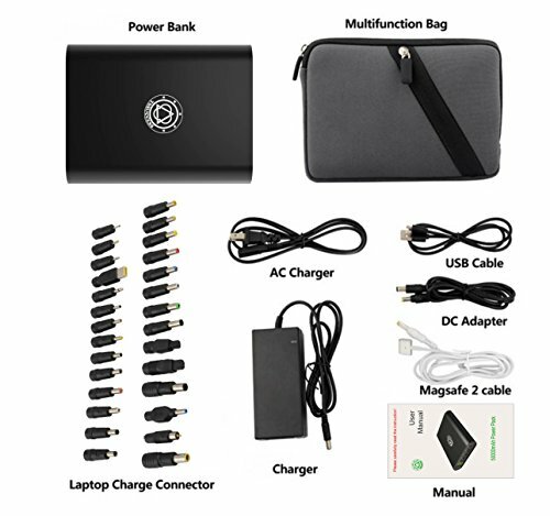 Laptop Power Bank 50000mAh TSSUCCESS Portable Charger Output 5-20V 5V ...