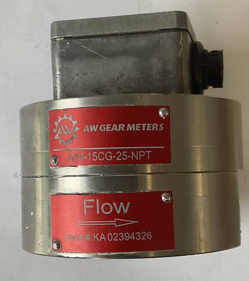 AW GEAR METERS DH-B JVM-15CG-25-NPT FLOW METER 10-28VDC | eBay