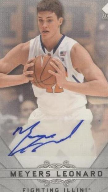 2012-13 SP Authentic - Canvas Collection Meyers Leonard #CC-36 ...