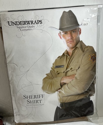 Sheriff Men Shirt - Underwraps Costumes 897164901119 | eBay