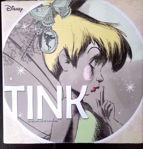 Disney Tink Tinkerbell 2018 Licensed Characters 12 Month Wall Calendar ...