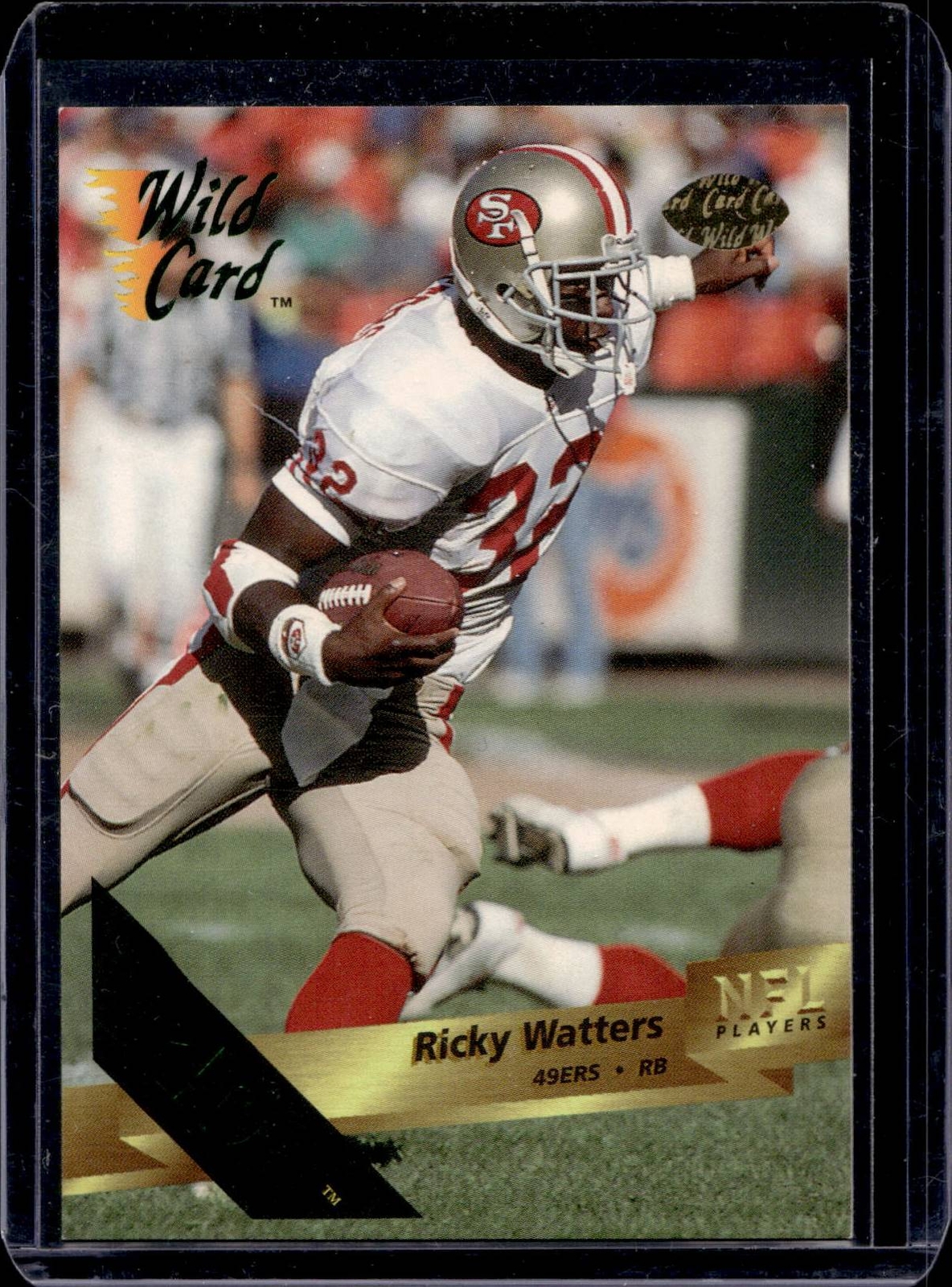 1993 Wild Card Ricky Watters 10 Stripe #6 - San Francisco 49ers | eBay