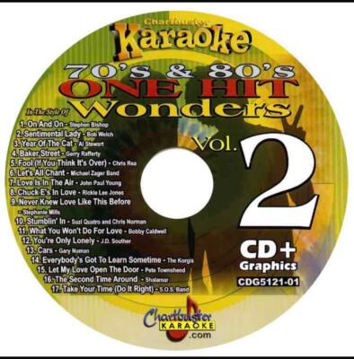CHARTBUSTER 70s & 80s ONE HIT WONDERS KARAOKE CDG DISC CD+G 5121-03 pop ...