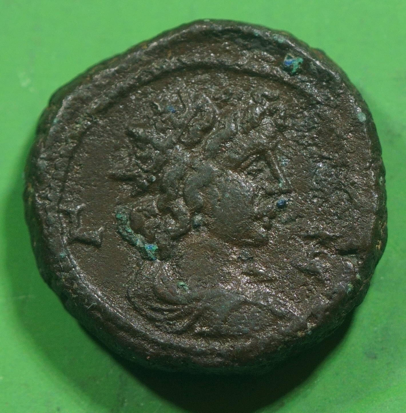 Roman Provincial Potin ae22 Tetradrachm Coin Gordian III Alexandria ...