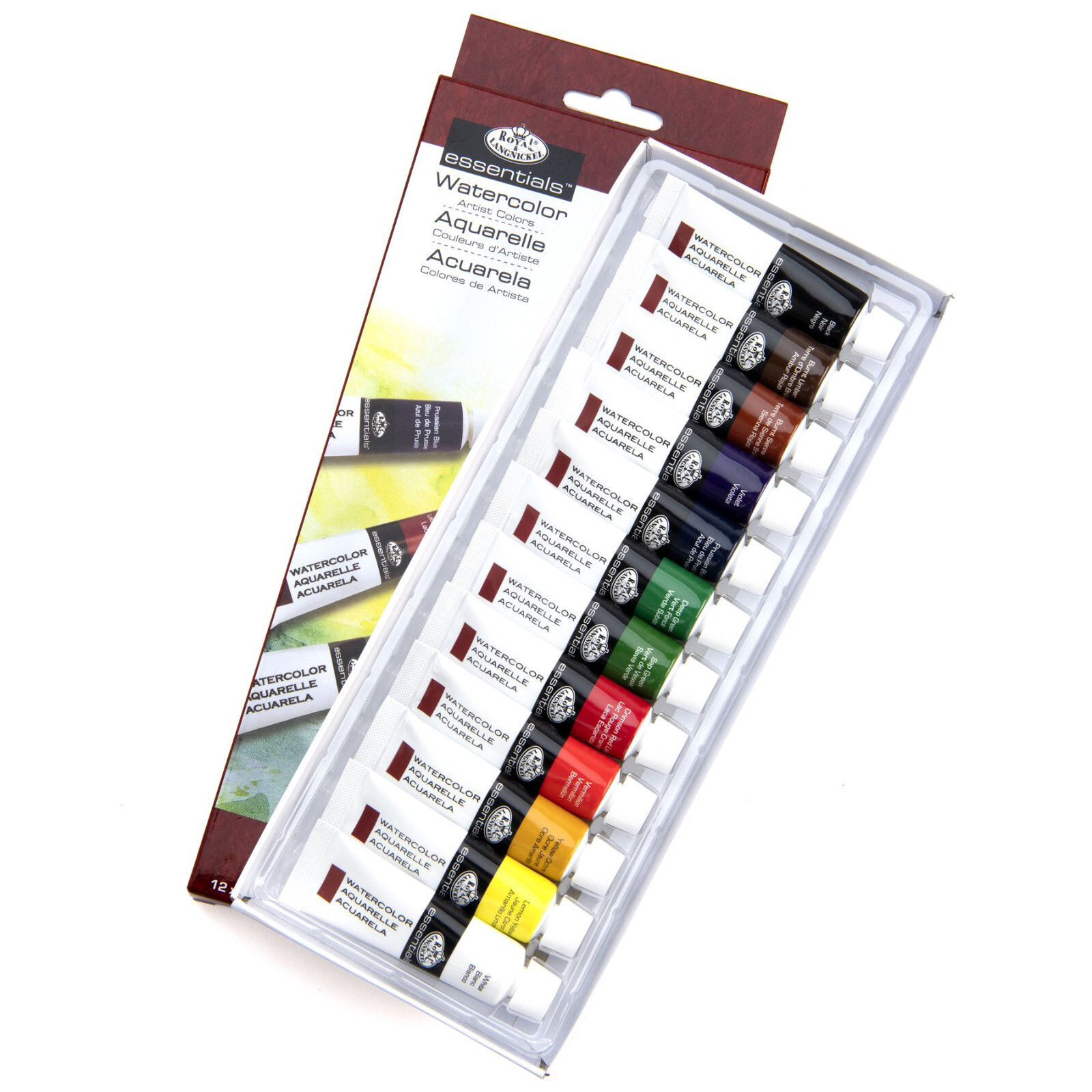 Royal Langnickel essentials 12 WATERCOLOR ARTIST COLORS PAINT High ...