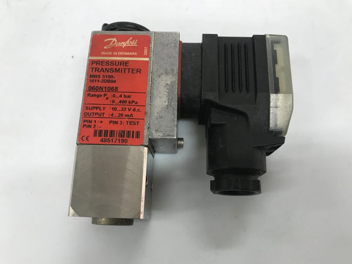 Danfoss 060N1039 PRESSURE TRANSMITTER, MBS 5100, BLOCK, 42% OFF