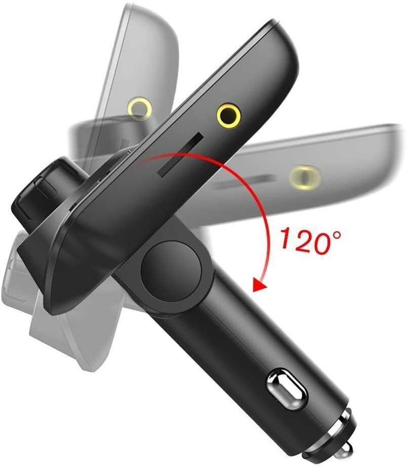 Bluetooth Car FM Transmitter Mp3 Player Radio Adapter Dual USB Charger ...