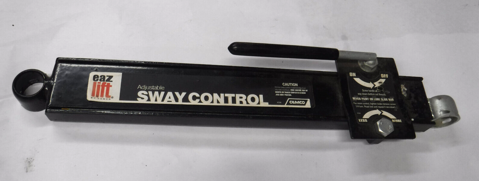 NOS CAMCO EAZ LIFT TRAILER TOWING ADJUSTABLE SWAY CONTROL BAR (NO MOUNT ...
