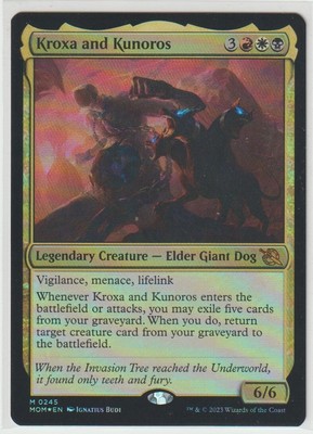 Magic | Kroxa and Kunoros Foil x1 | March of The Machines (245) | eBay