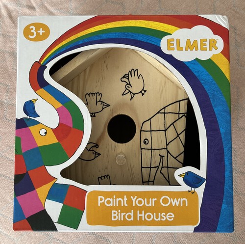 Elmer Paint Your Own Bird House- Childrens Activity Kit | eBay UK