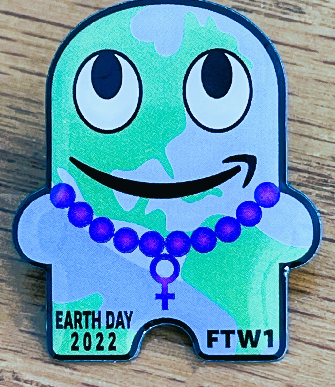 EARTH DAY AMAZON PECCY PIN | eBay