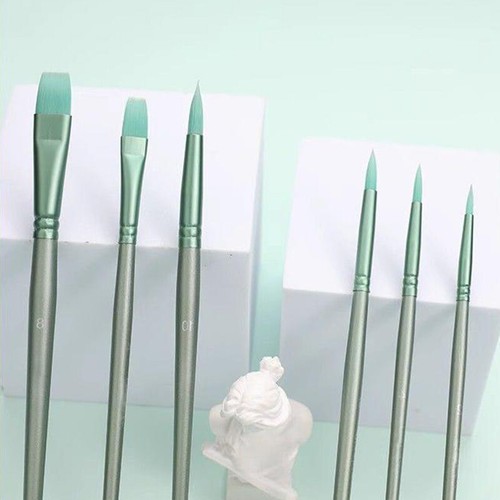 4/6Pc Watercolor Brush Art Student Hand Drawn Watercolor Nylon Painting ...