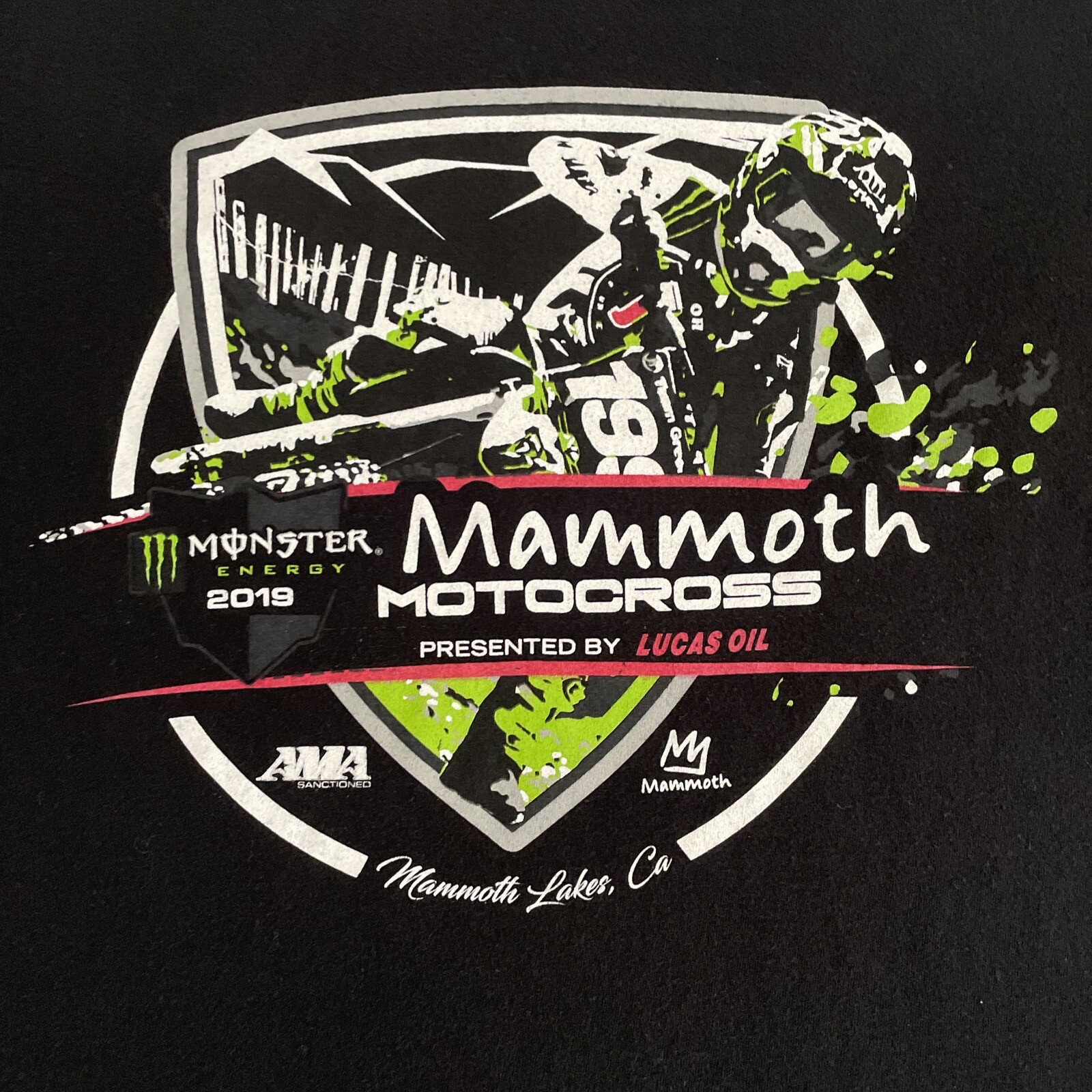 2019 Monster Energy Mammoth Motocross Black Double-Si… - Gem