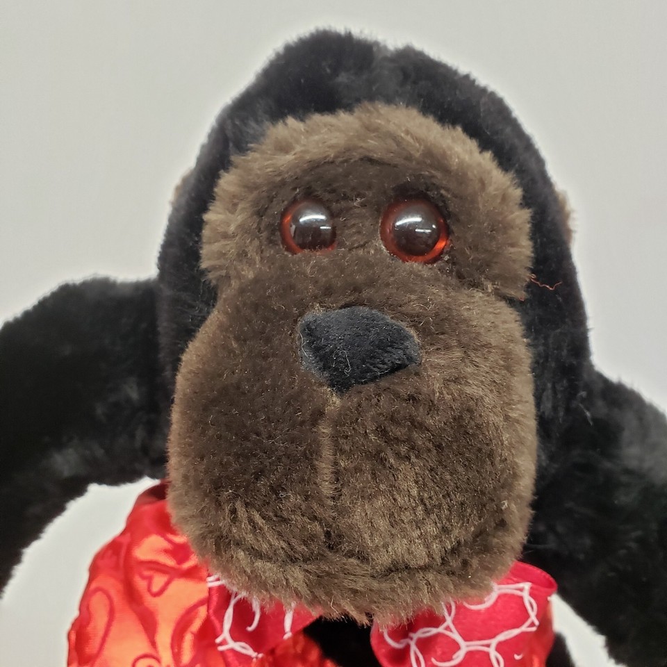 Dan Dee 10" Boxer Gorilla Valentine Hearts Boxing Gloves Stuffed Animal ...