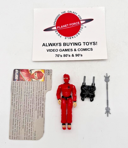 1987 Jinx w/ File Card Complete GI Joe Figure | eBay