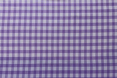 PLAID FABRIC by the yard - Purple - 43” wide | eBay