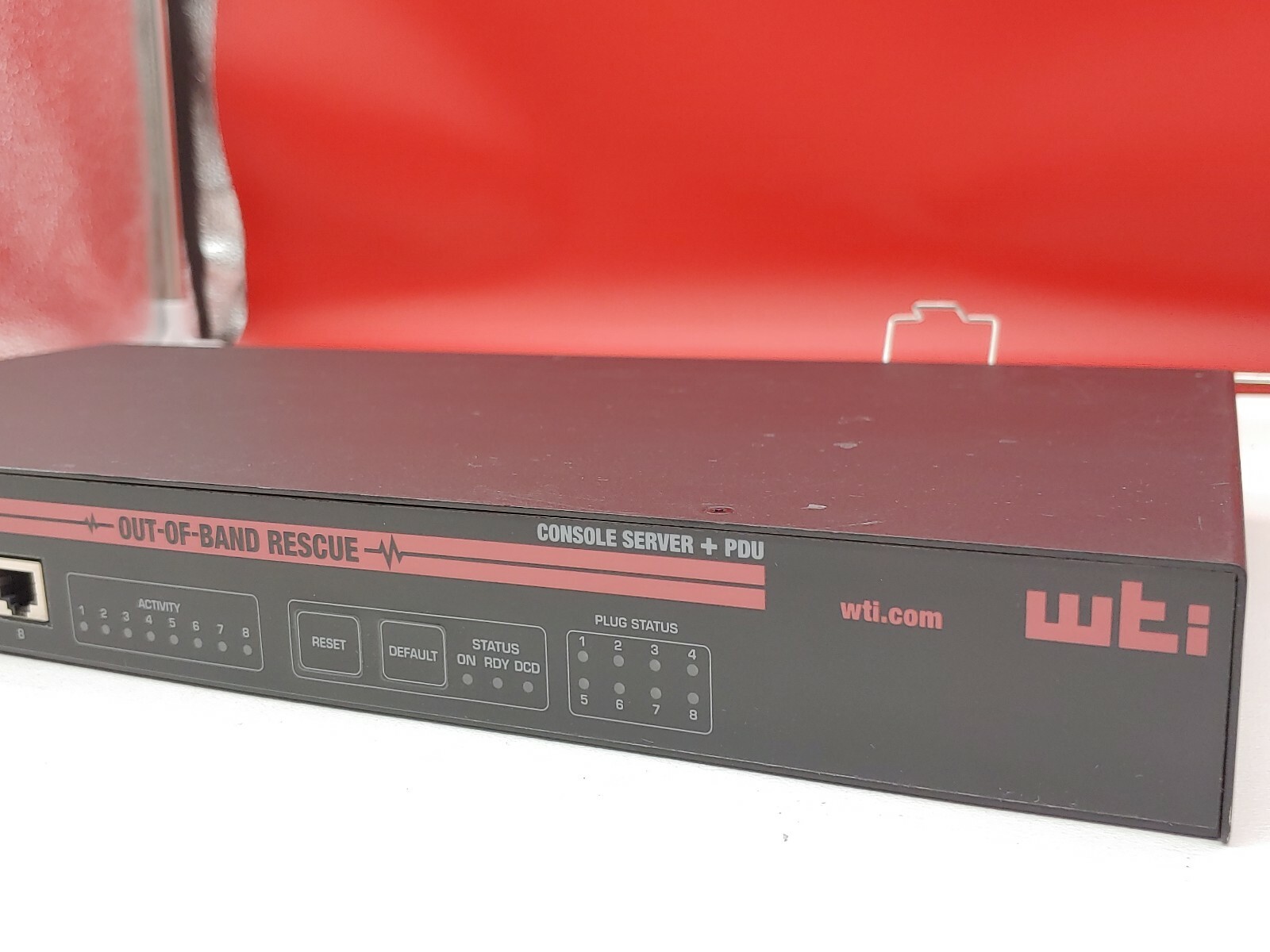 Western Telematic WTI CPM-800-1 Console Server + PDU, (8) Port, (8 ...