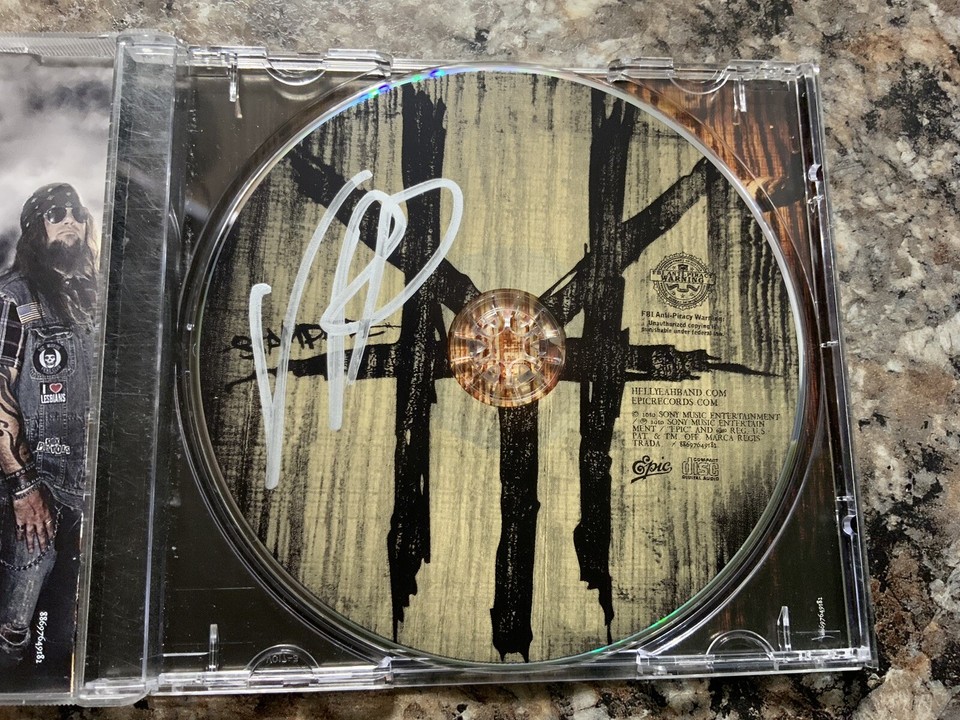 Hellyeah Stampede HAND SIGNED CD Vinnie Paul, Greg Tribbett, Bob "Zilla" Kakaha | eBay